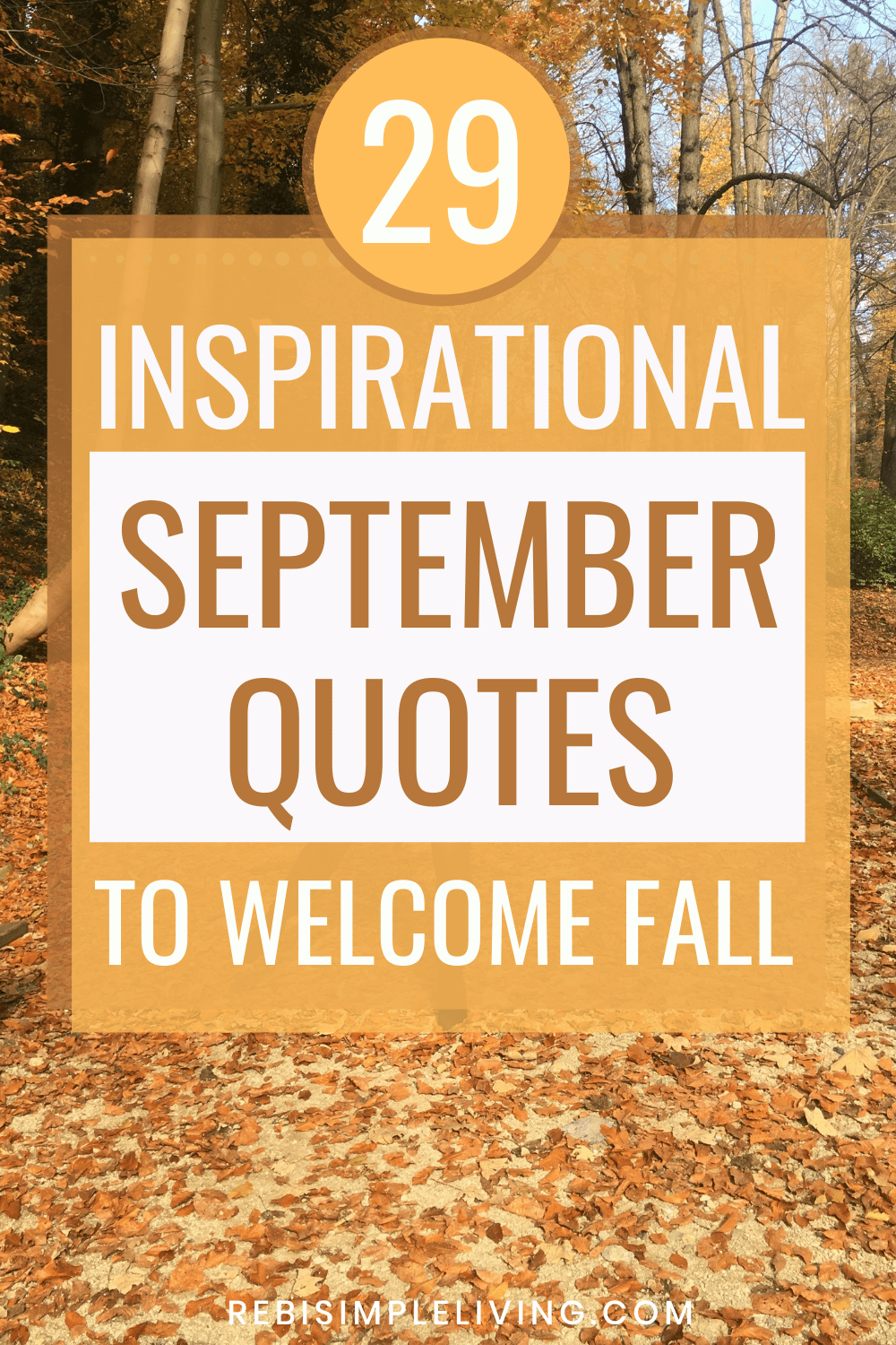 29 September Quotes for the Start of a New Season - Rebi Simple Living