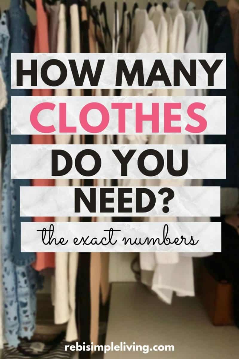 How Many Clothes Do You Need as a Woman? Find The Exact Numbers